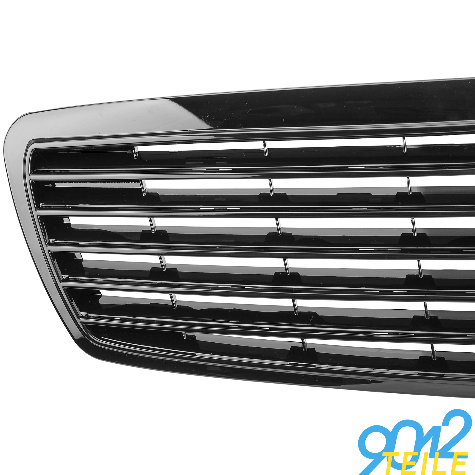 für Mercedes Grill W211 S211 Limo kombi GLANZ SCHWARZ Kühlergrill vor ...